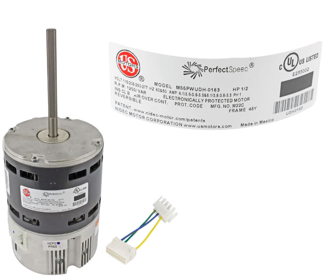 14S574-01 - Waterfurnace ECM Blower Motor Assembly - Programmed Nidec ...