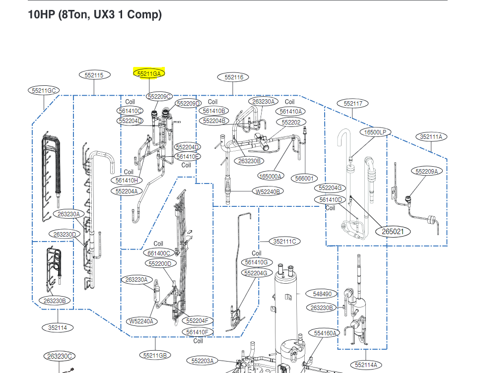 AJR73882402 - LG Tube Assembly, Expansion – RapidHVACParts