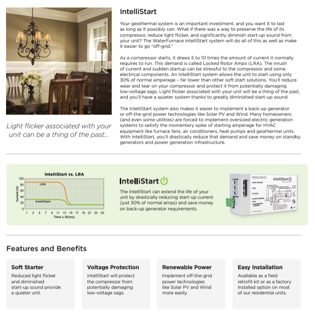 ISRKL-32 - Waterfurnace IntelliStart 60 Hz Retrofit Kit Large - 208V ...