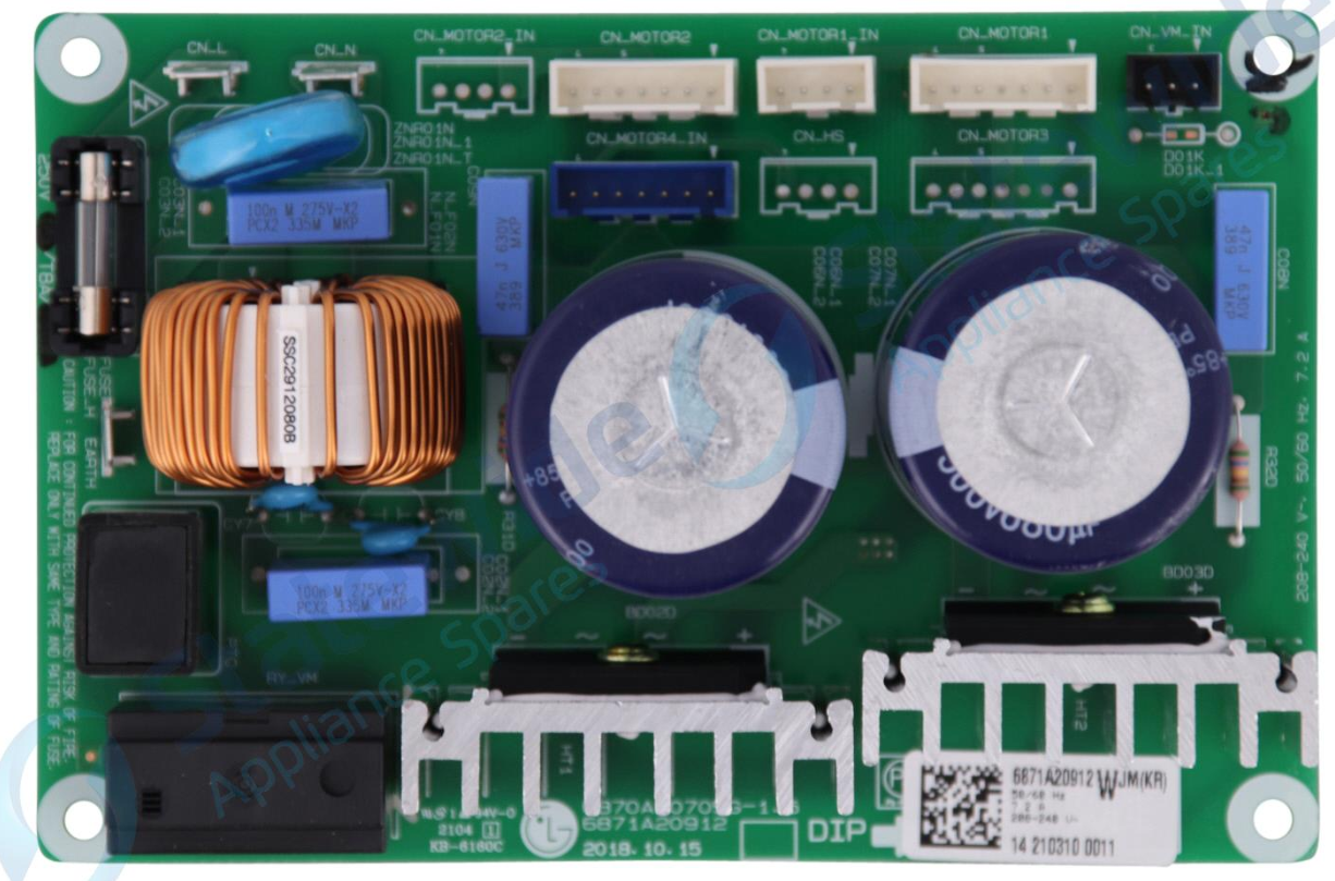 6871A20912W - LG PCB Assembly, Sub - Replaces 6871A20912R – RapidHVACParts