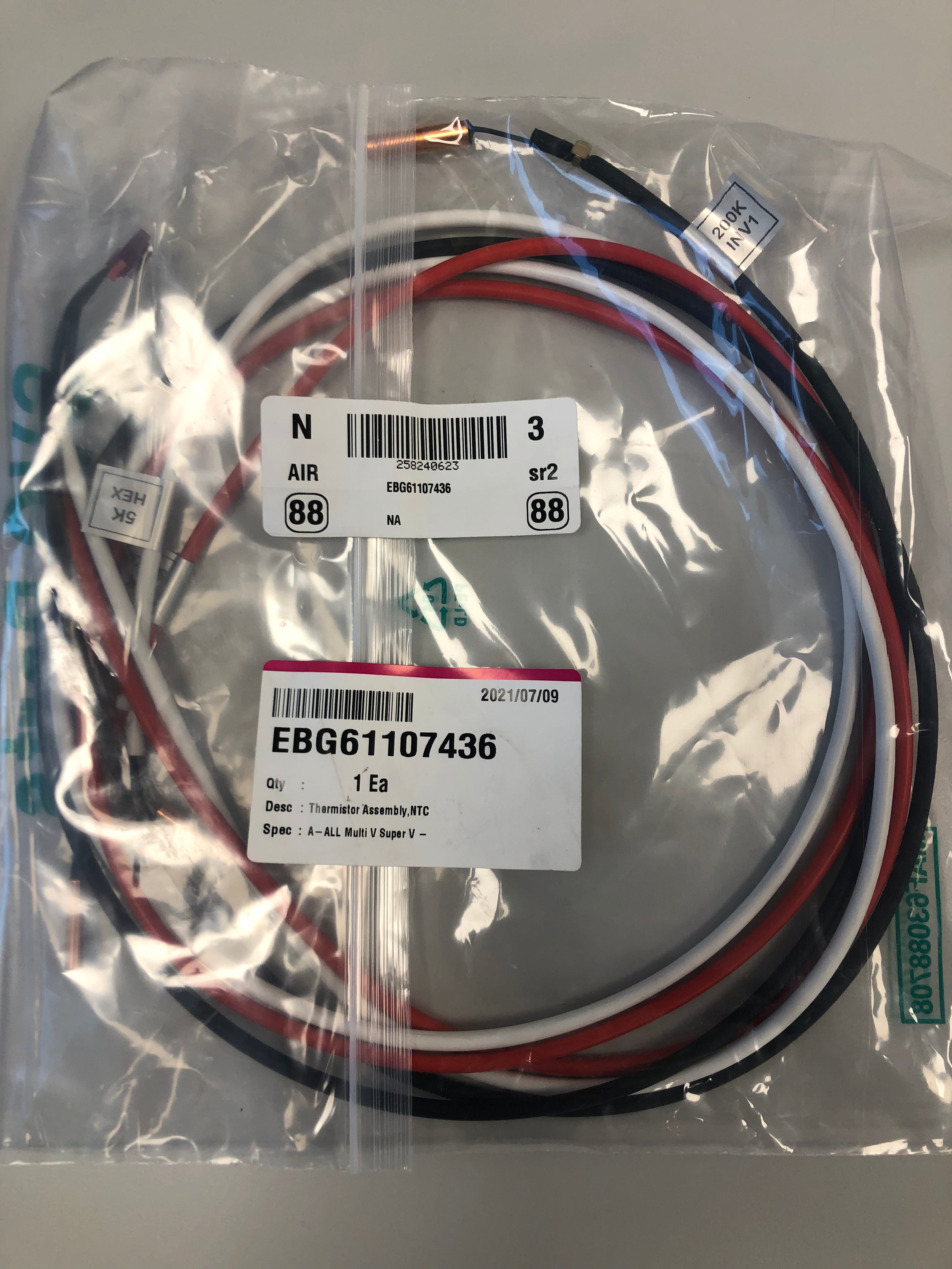 LG Thermistor Assembly, NTC - EBG61107436 – RapidHVACParts